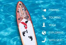 Pathfinder P73 Inflatable Paddle Board SUP Review | SUP Board Gear