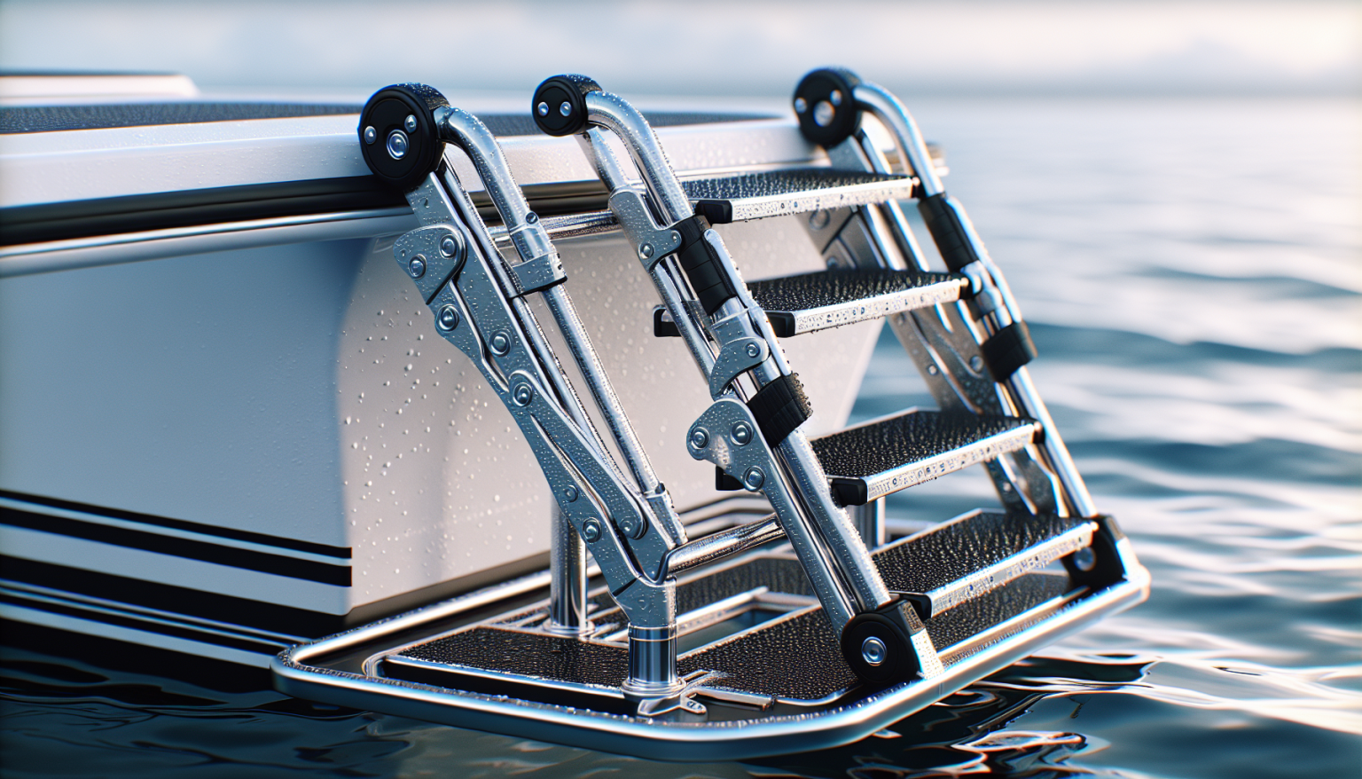 MARINE CITY 3-Step Folding Boat Ladder review | SUP Board Gear